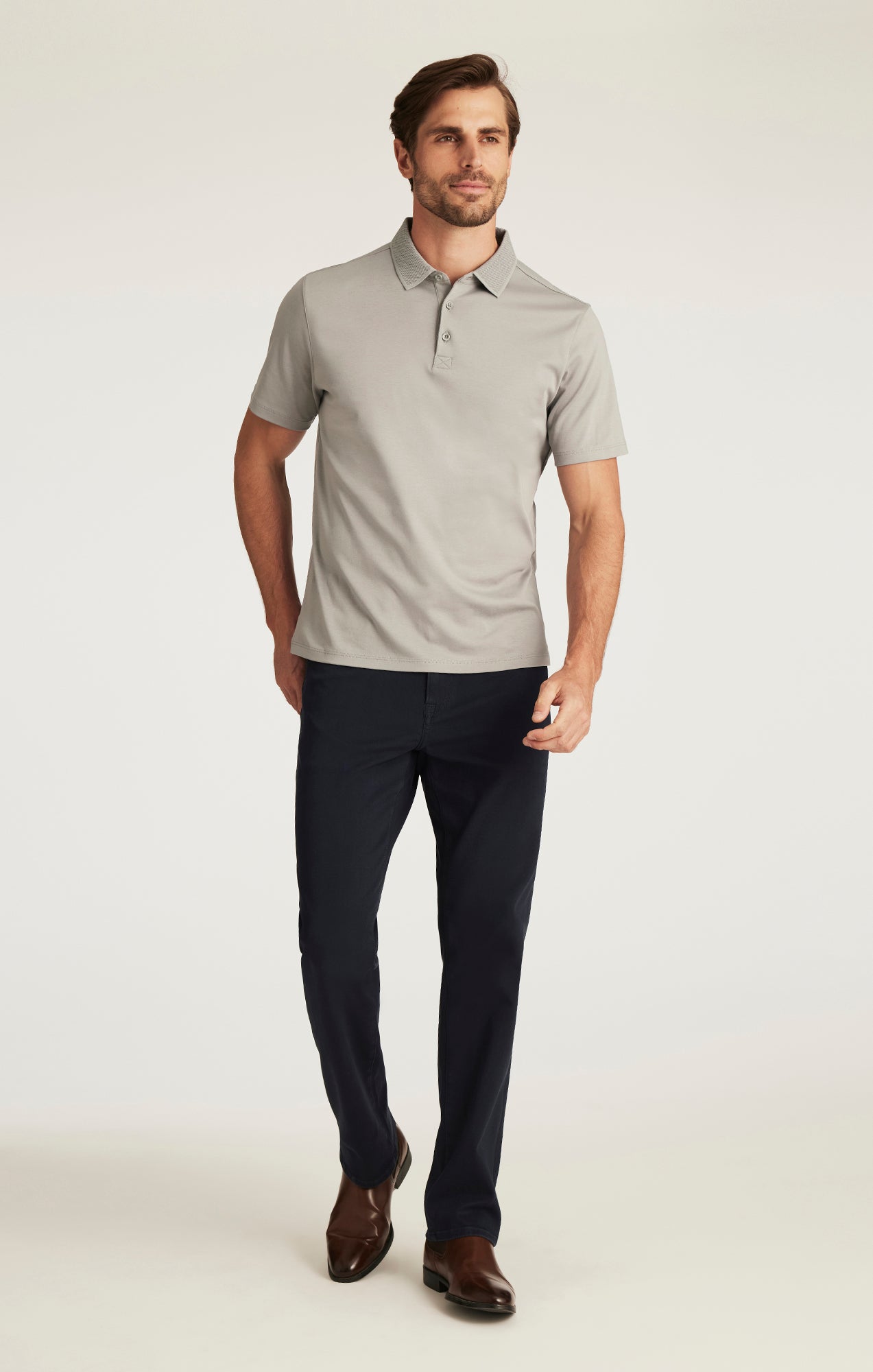 34 Heritage - Charisma Relaxed Straight Pants In Dark Navy Cloud Luxe ...